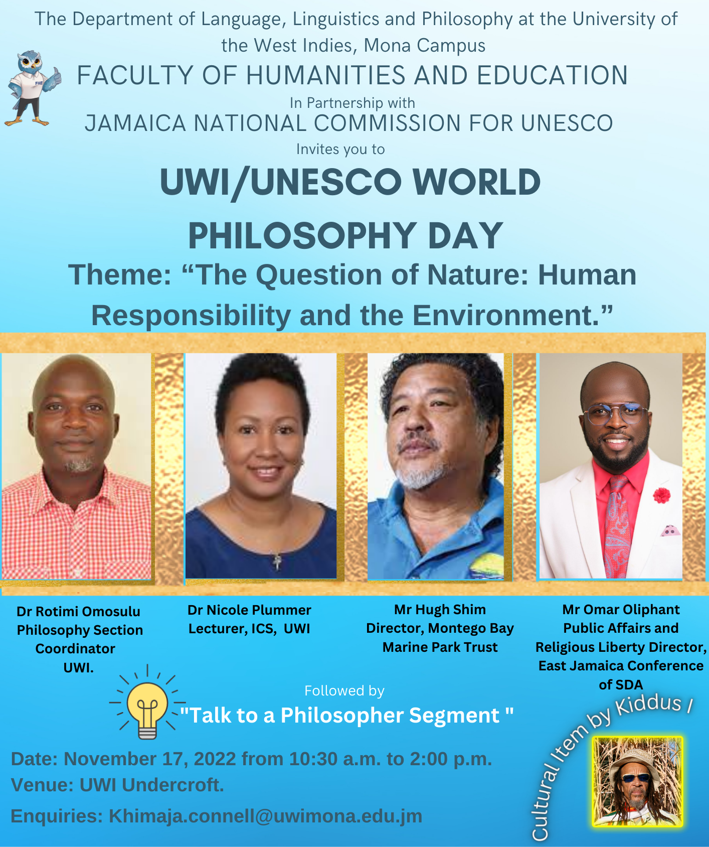 WORLD PHILOSOPHY DAY, 17 November 2022 – Jamaica National Commission ...