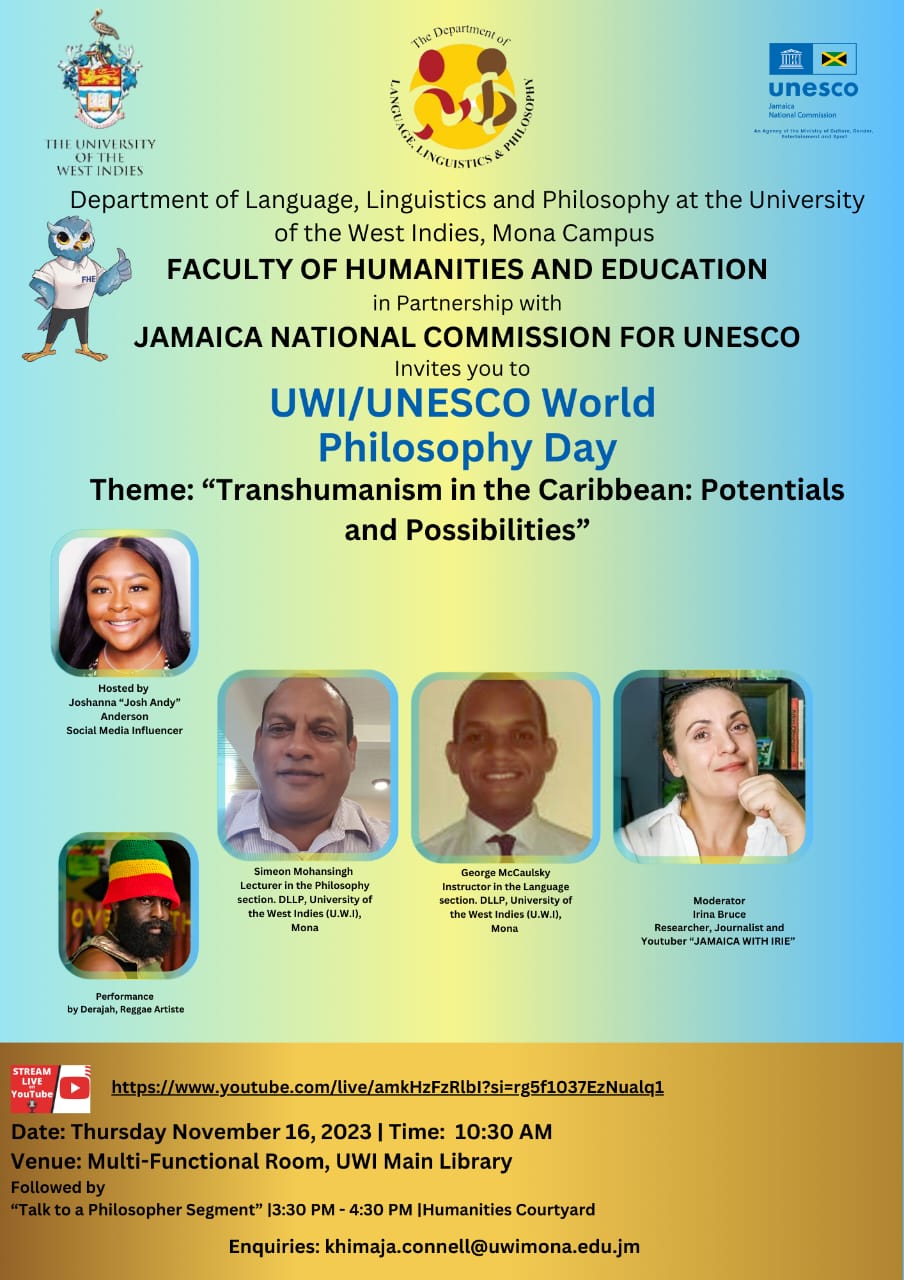 World Philosophy Day 2023 – Jamaica National Commission for UNESCO